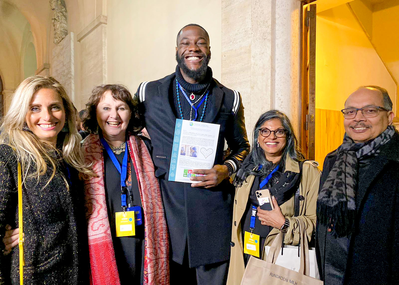 WBC Heavyweight Champion Deontay Wilder learns about Think Equal